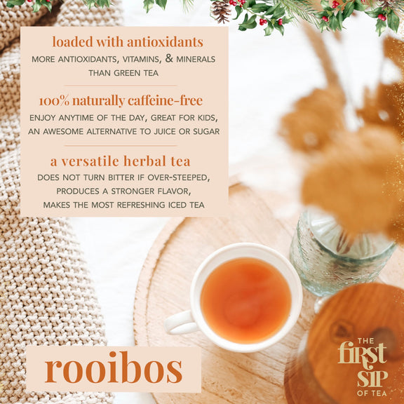 Rooibos Tea - 5 Tea Collection | Caffeine-Free Gift Set | Loose Leaf ...