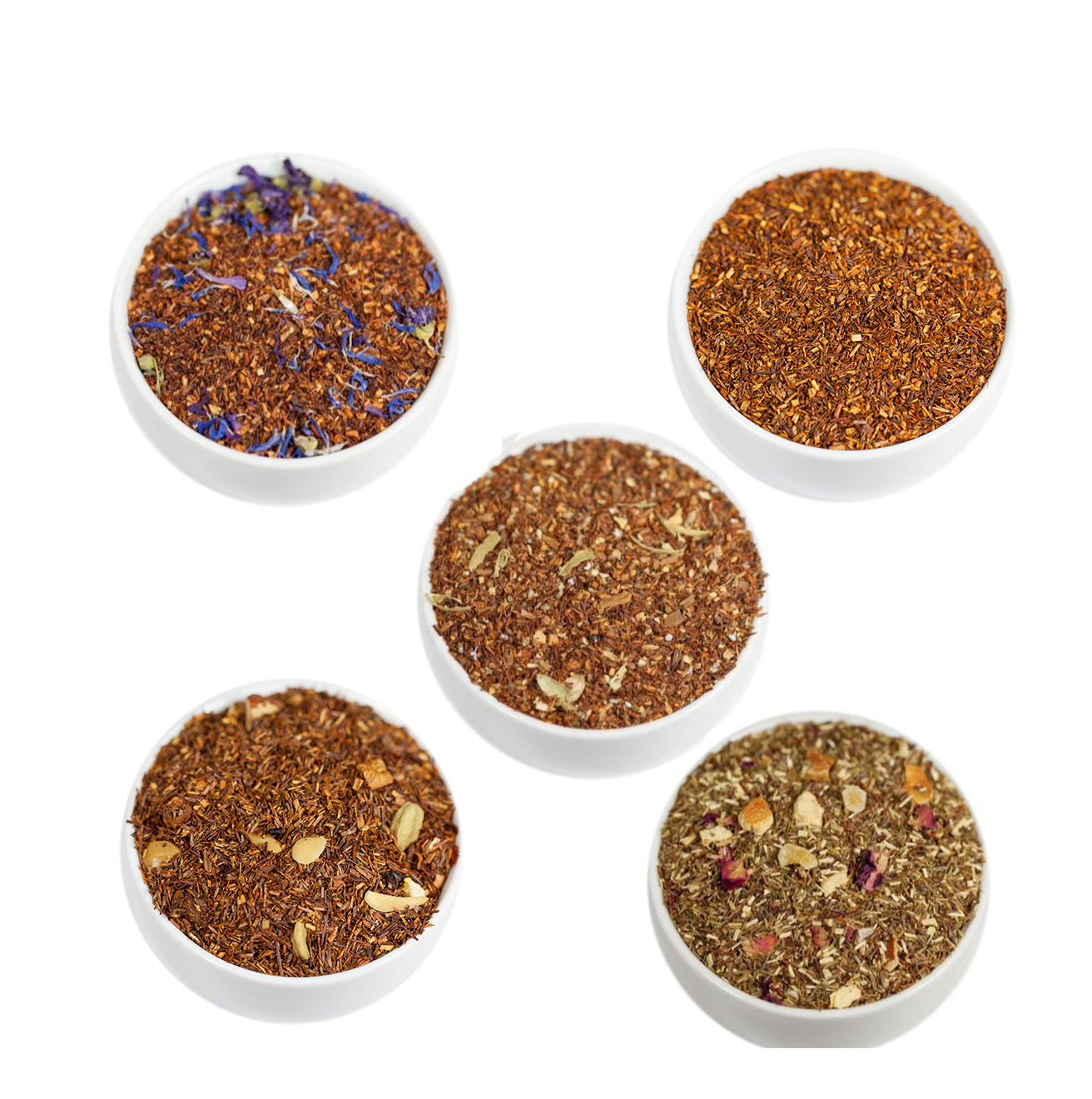 Rooibos Tea - 5 Tea Collection | Caffeine-Free Gift Set | Loose Leaf ...