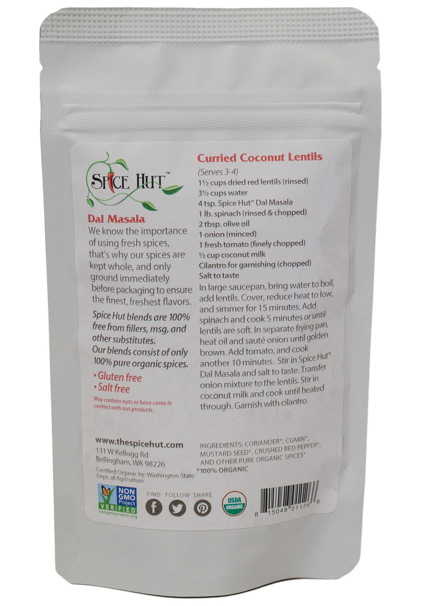 Organic Dal Masala | Indian Food Cooking Seasoning – The Spice Hut