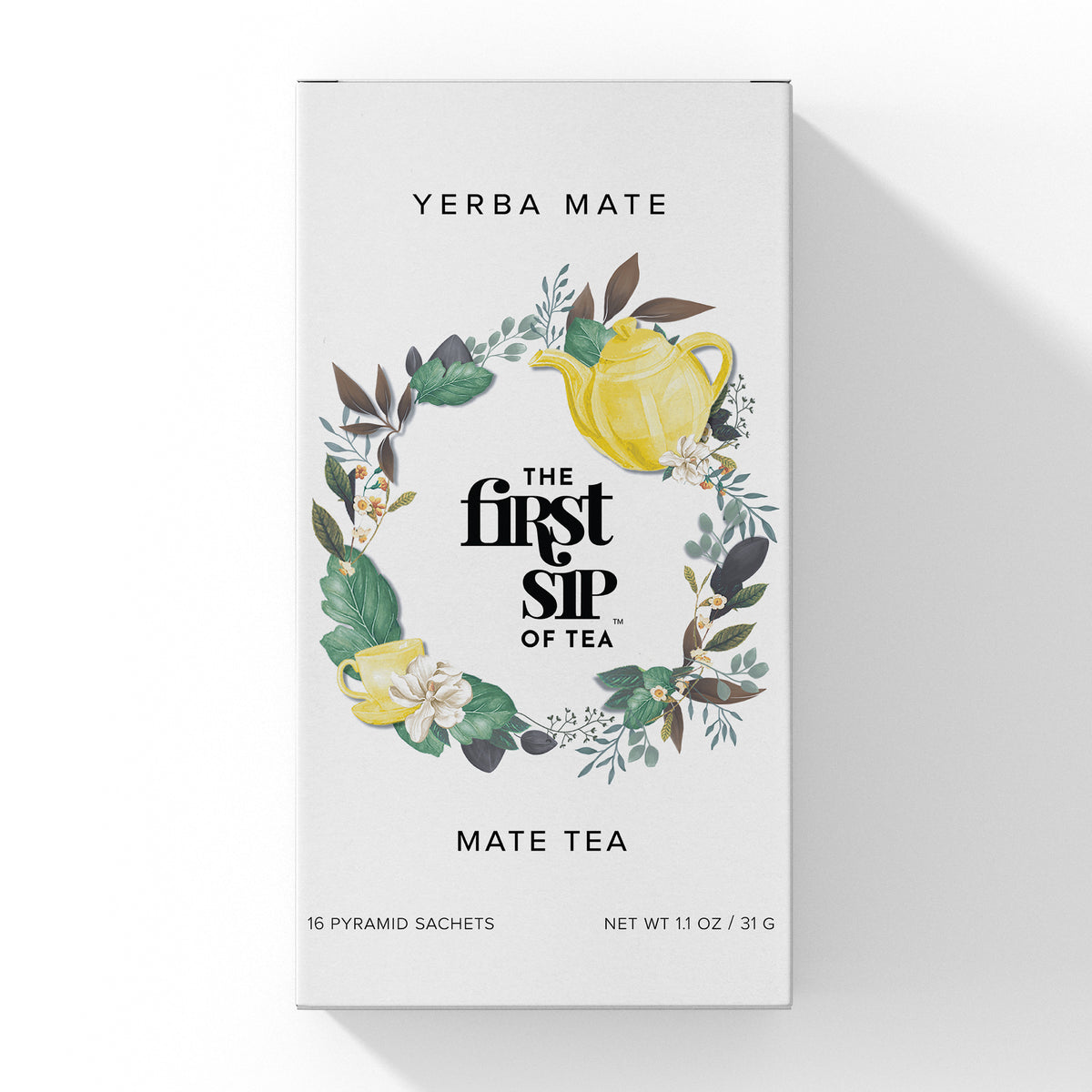 Yerba Mate Tea Box | 16 Sachets | Earthy | Energizing | Healthy – The ...